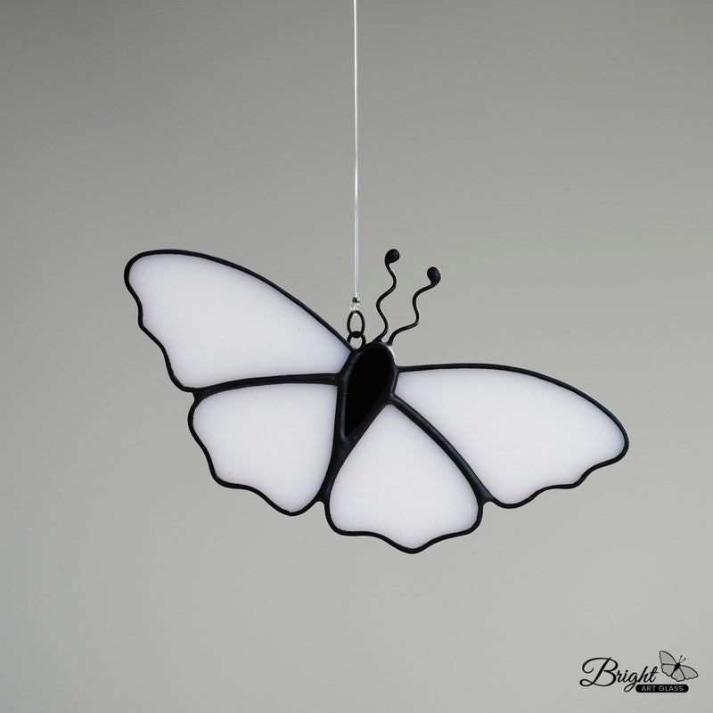 White Stained Glass - Etsy