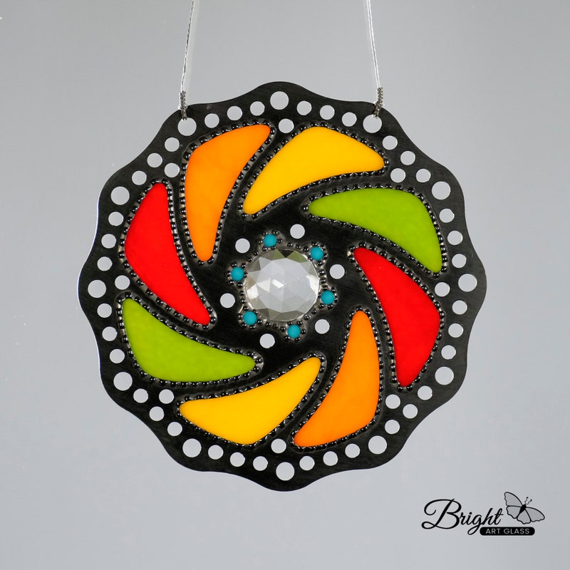 Stained Glass Bike - Etsy