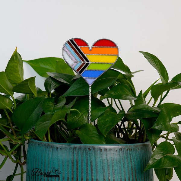 Gay Pride Plant Stick - Etsy