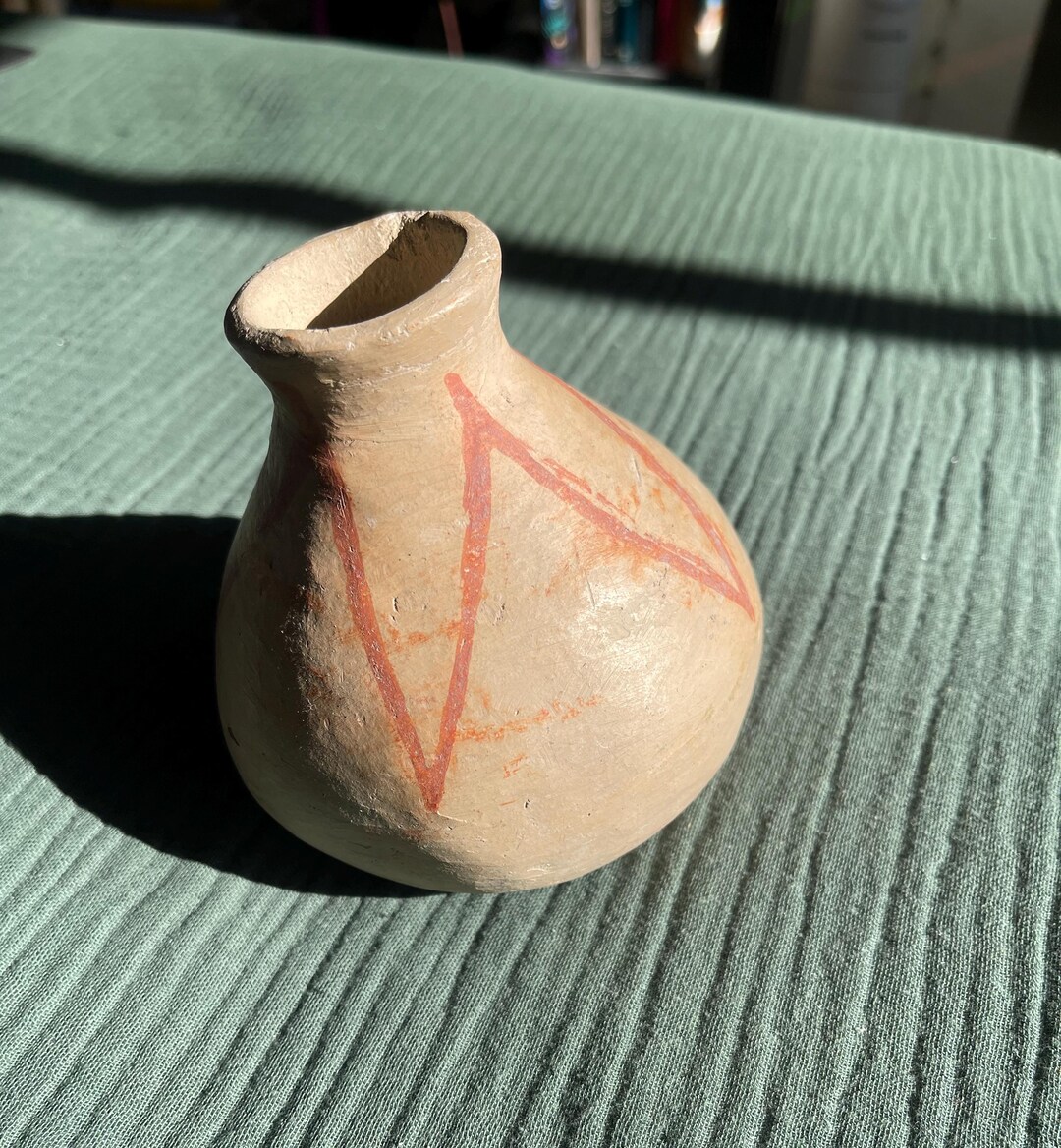 Vintage Wild Clay Pot - Etsy