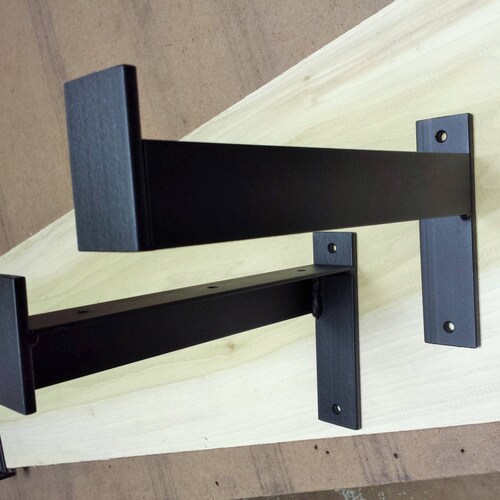 Large Powder Coated Steel Brackets Heavy Duty Metal Brackets | Etsy UK