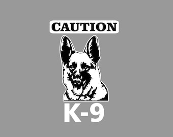 Caution k9 | Etsy