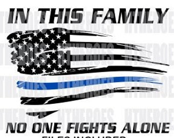 No one fights alone svg | Etsy