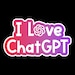 I Love Chatgpt Digital Stickers - INSTANT DOWNLOAD Pngs - Etsy