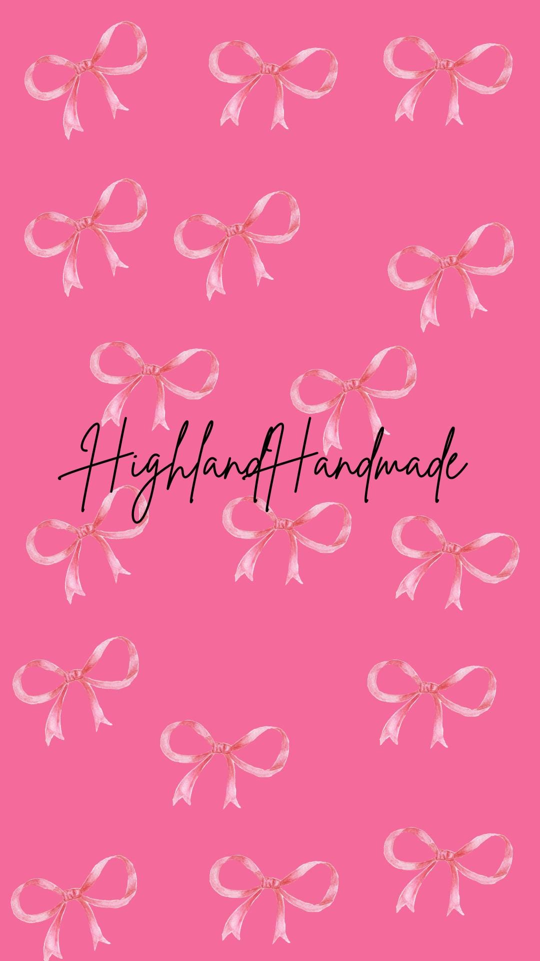 Pink Bows iPhone Screensaver - Etsy