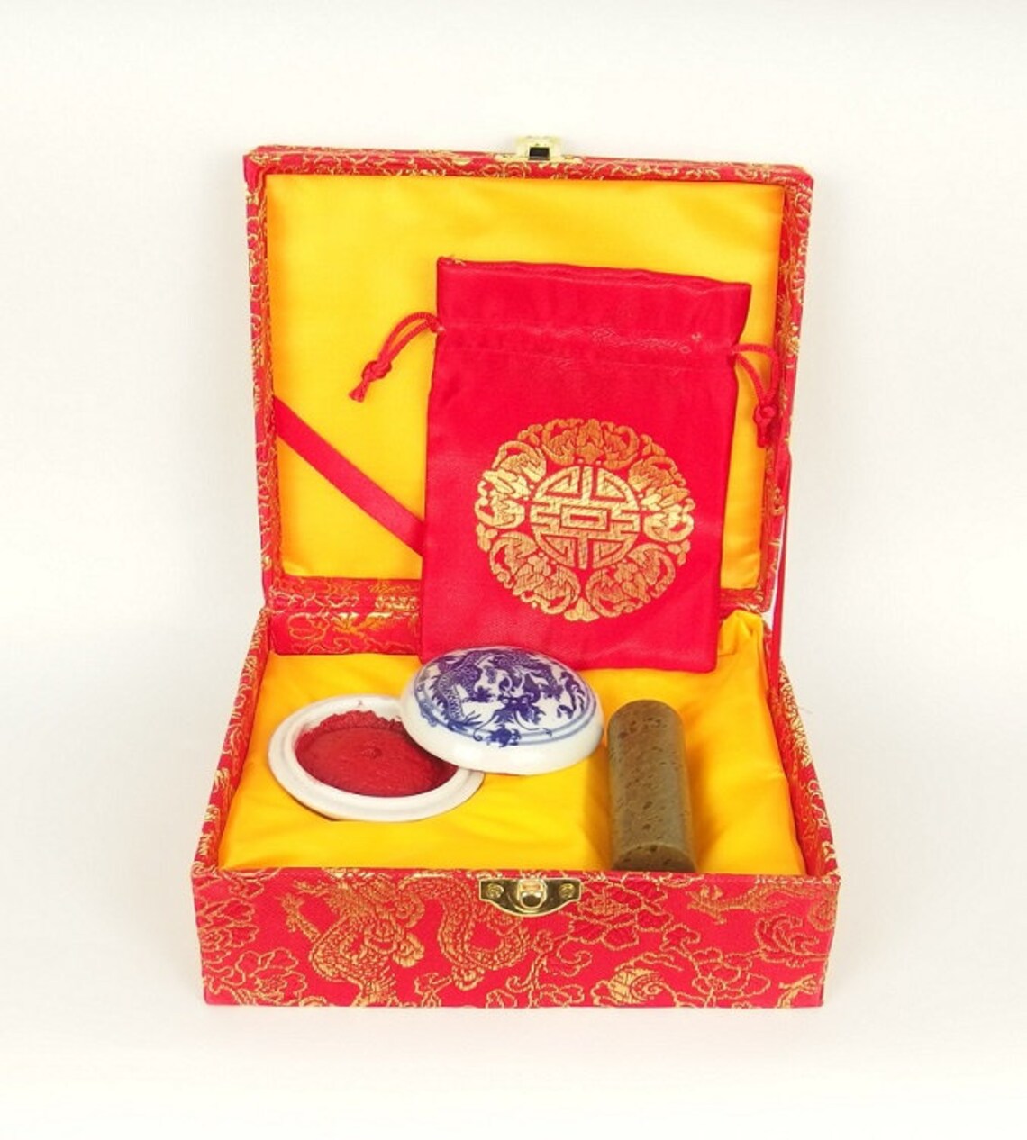 Gold Seal Ink Paste / Chinese Chop Ink Gold / Cinnabar Paste / - Etsy