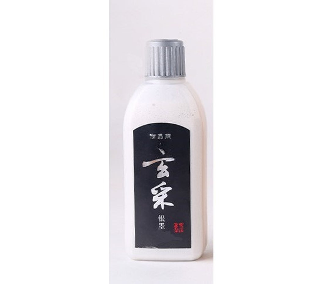 Chinese Silver Ink for Calligraphy and Art / 100 ML Silver Chinese ...