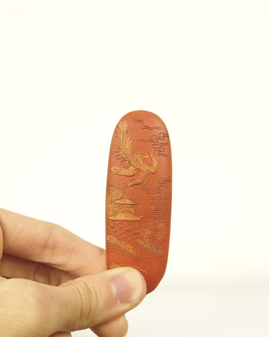 Cinnabar Ink Stick / Red Ink Stick / Natural Mineral Ink Stick ...