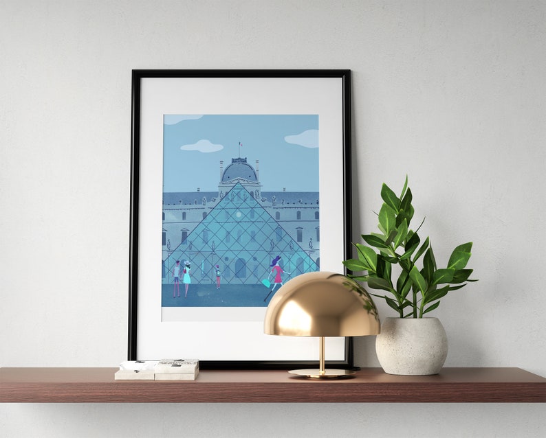 Museums, Louvre. Limited Edition Print. - Etsy