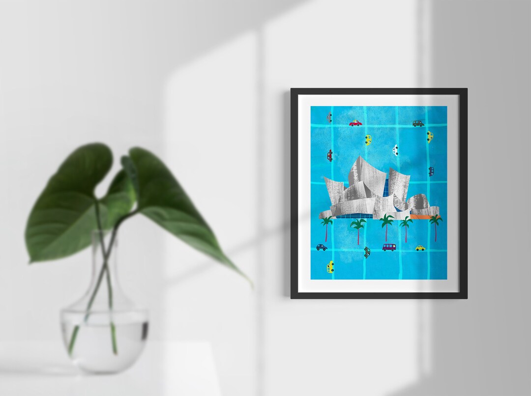 Walt Disney Concert Hall. Limited Edition Print. - Etsy