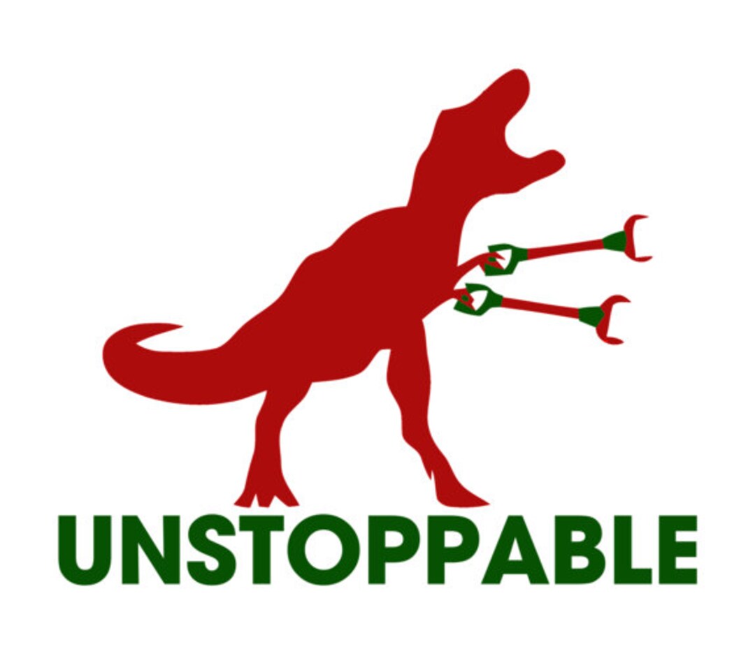 Unstoppable T-rex Shirt - Etsy