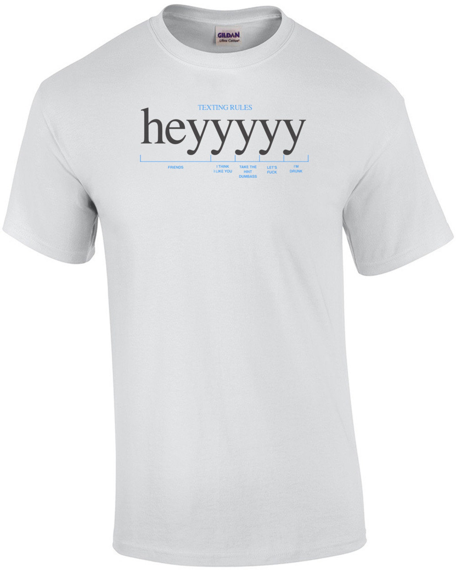 Heyyyyy Texting Rules T-shirt - Etsy