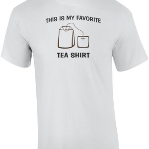 This is My Favorite Tea Shirt - Funny Pun Shirt - Etsy