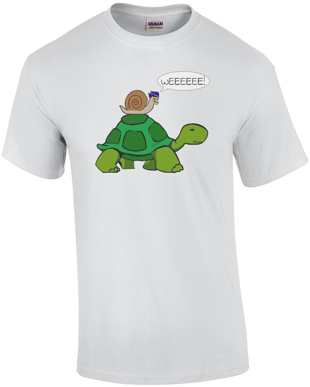 Snail Riding on Turtle WEEEEE Funny T-shirt - Etsy