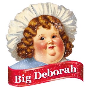 Big Deborah - Little Debbie Parody - Funny T-shirt - Sarcastic Vintage ...