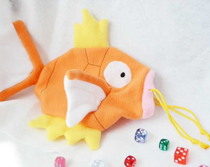 Pokemon Magikarp Dice Bag Plush Shiny Drawstring Pouch - Etsy
