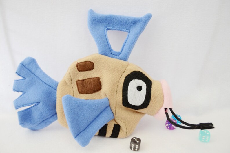 Pokemon Feebas Dice Bag Plush Drawstring Pouch | Etsy