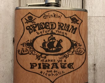Pirate flask | Etsy