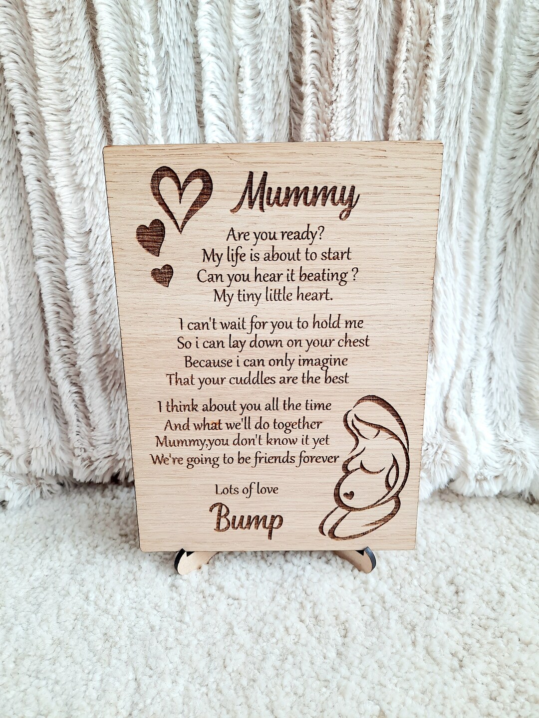 Mummy to Be Wooden Gift Plaque Sign Baby Shower Baby Birth - Etsy