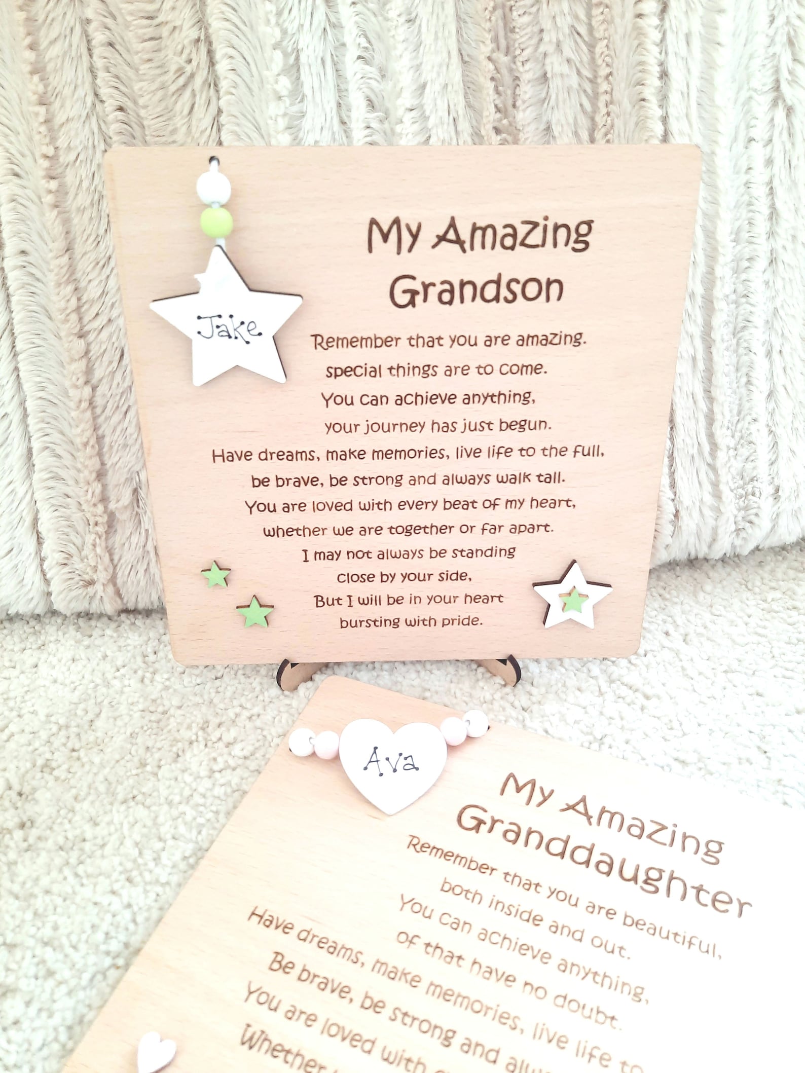 Grandson Personalised Plaque ORIGINAL POEM Family Name Sign - Etsy