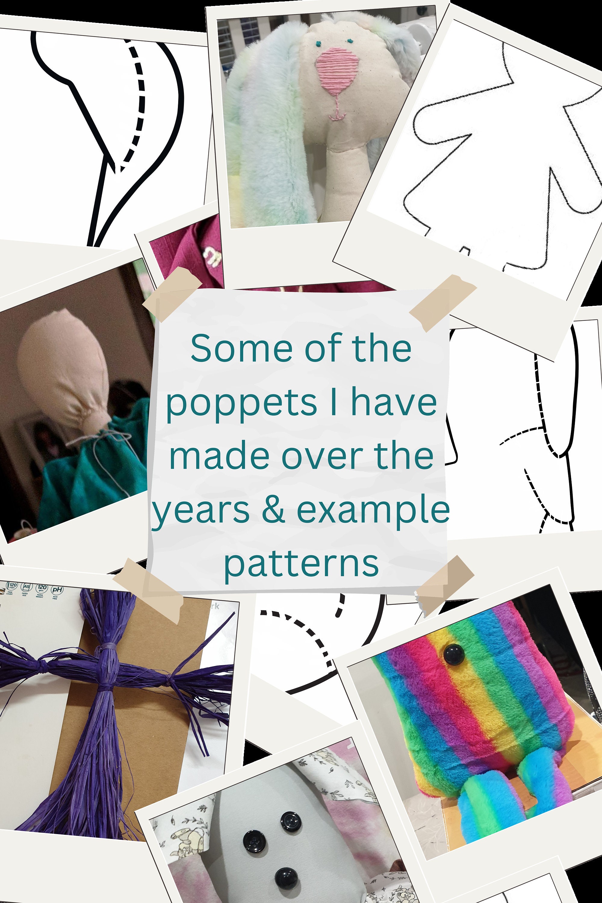 Creating Magic - 12 Printable Poppet Patterns - These Are Pattern Only ...