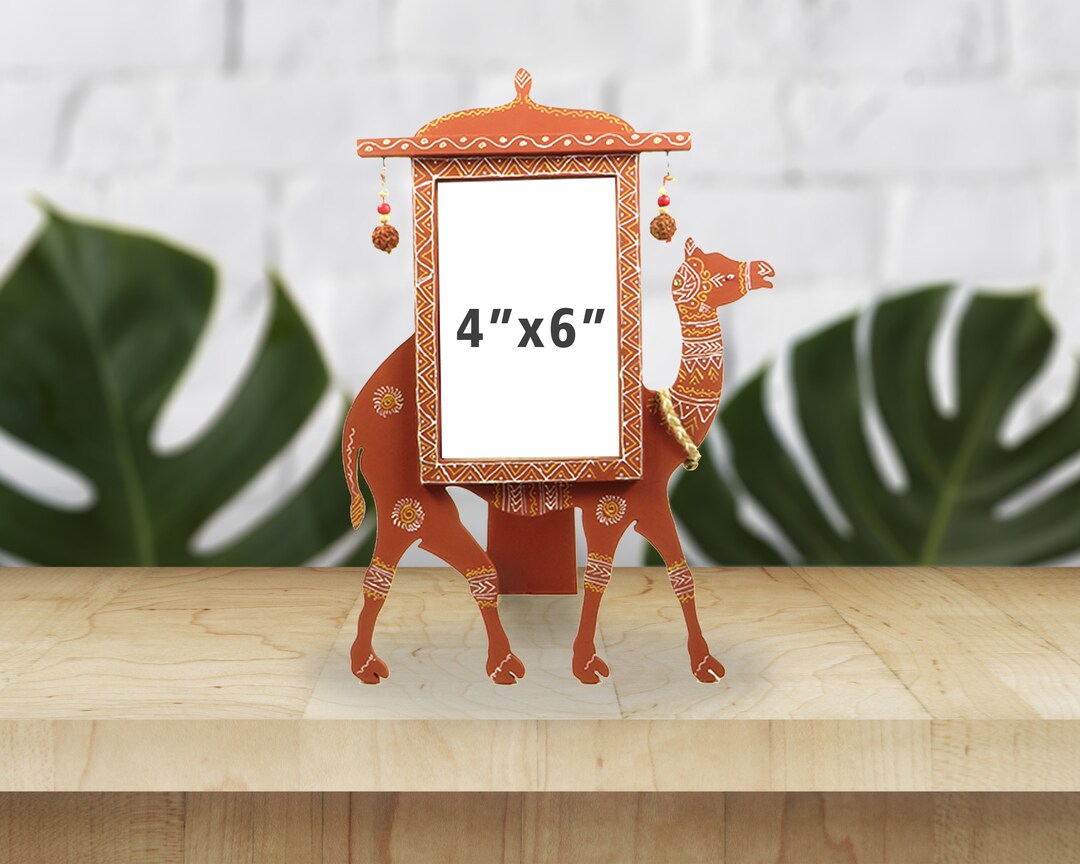 Camel Photo Frame Handcrafted Picture Frame Wooden Photo Frame Gift ...