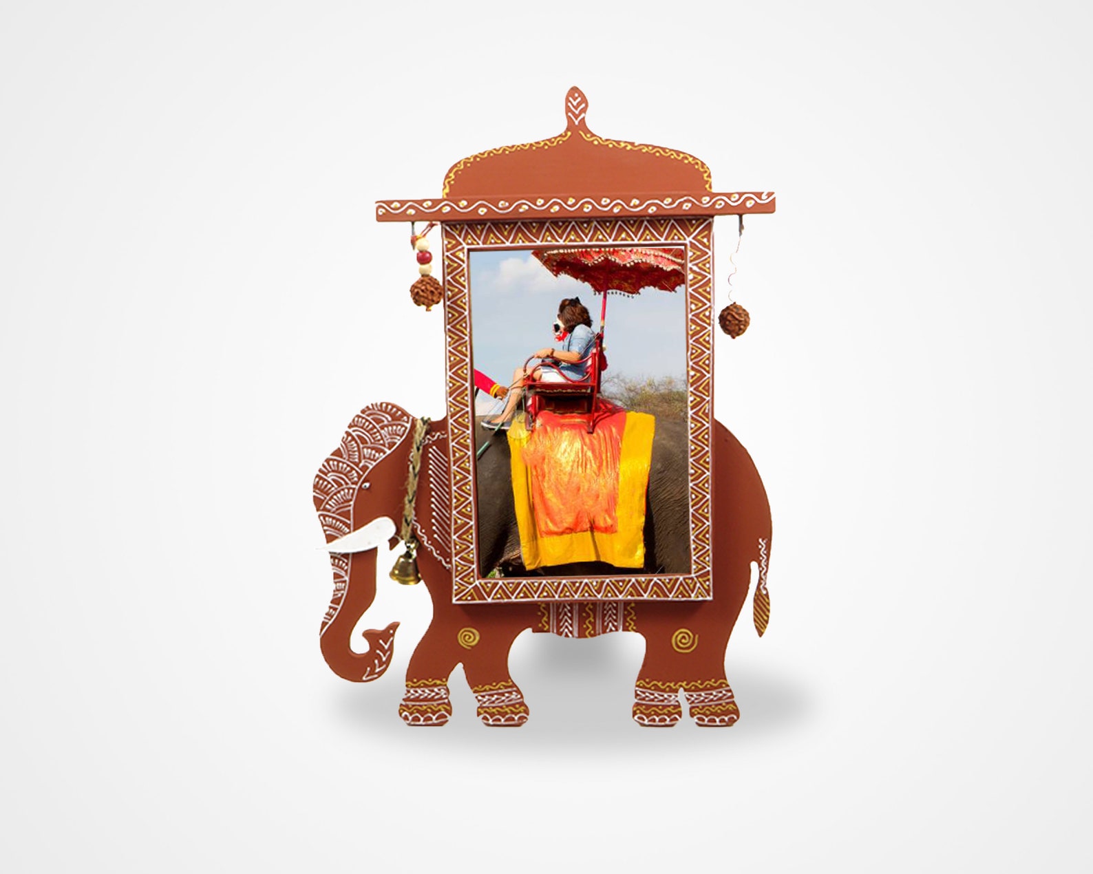 Elephant Photo Frame | Indian Handmade Picture Frame | Unique Desktop ...