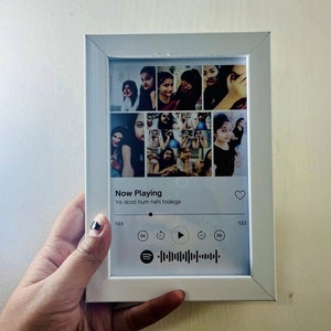 Personalized Spotify Photo Framecustomized Frames Gift for - Etsy