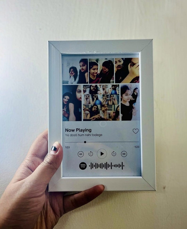 Personalized Spotify Photo Framecustomized Frames Gift for - Etsy