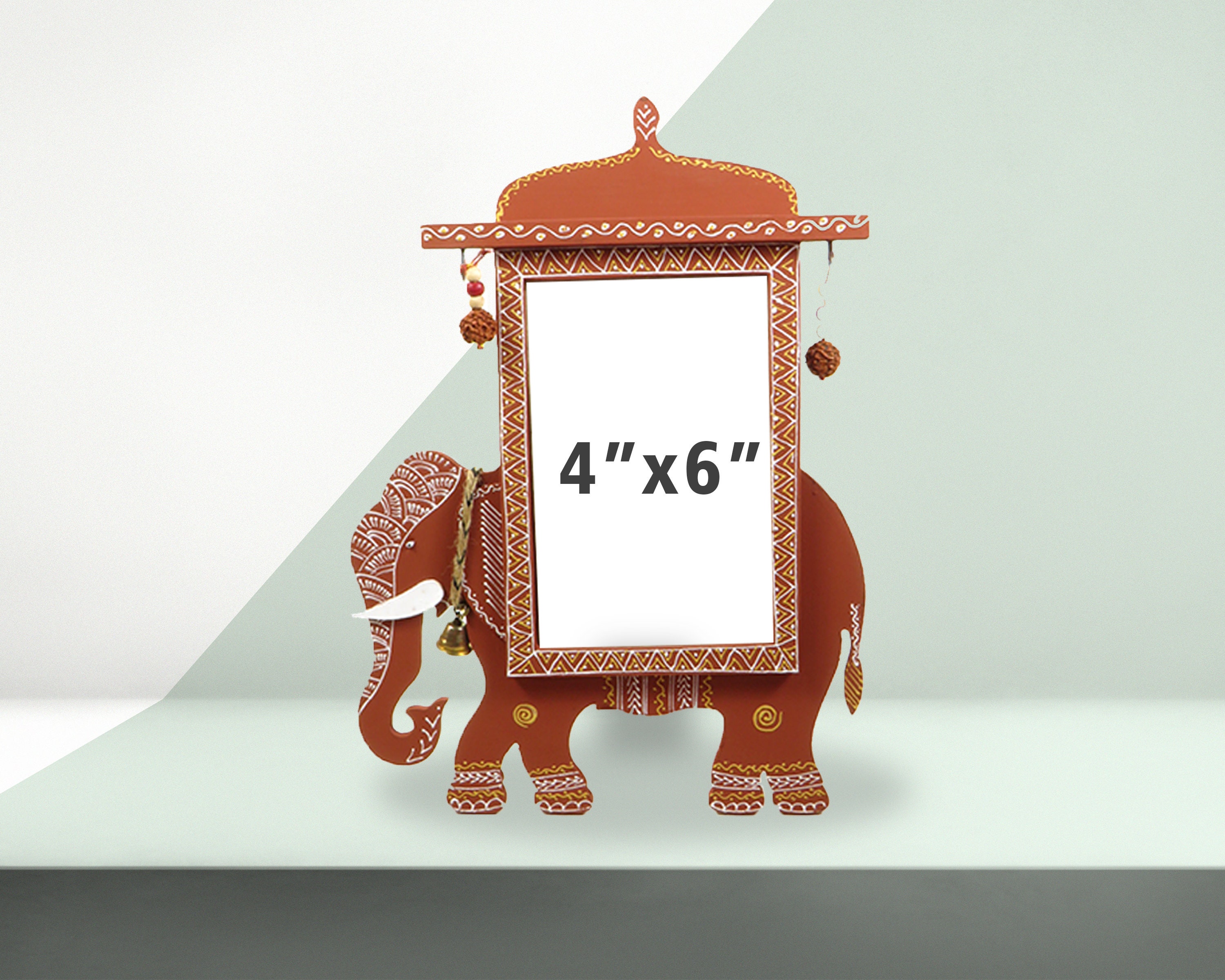 Elephant Photo Frame | Indian Handmade Picture Frame | Unique Desktop ...