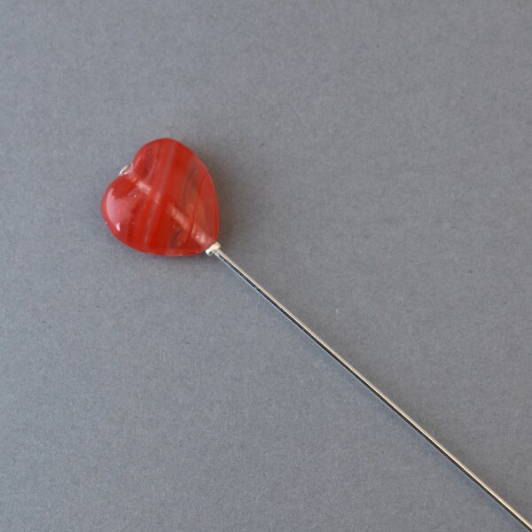 Heart Hat Pins - Etsy