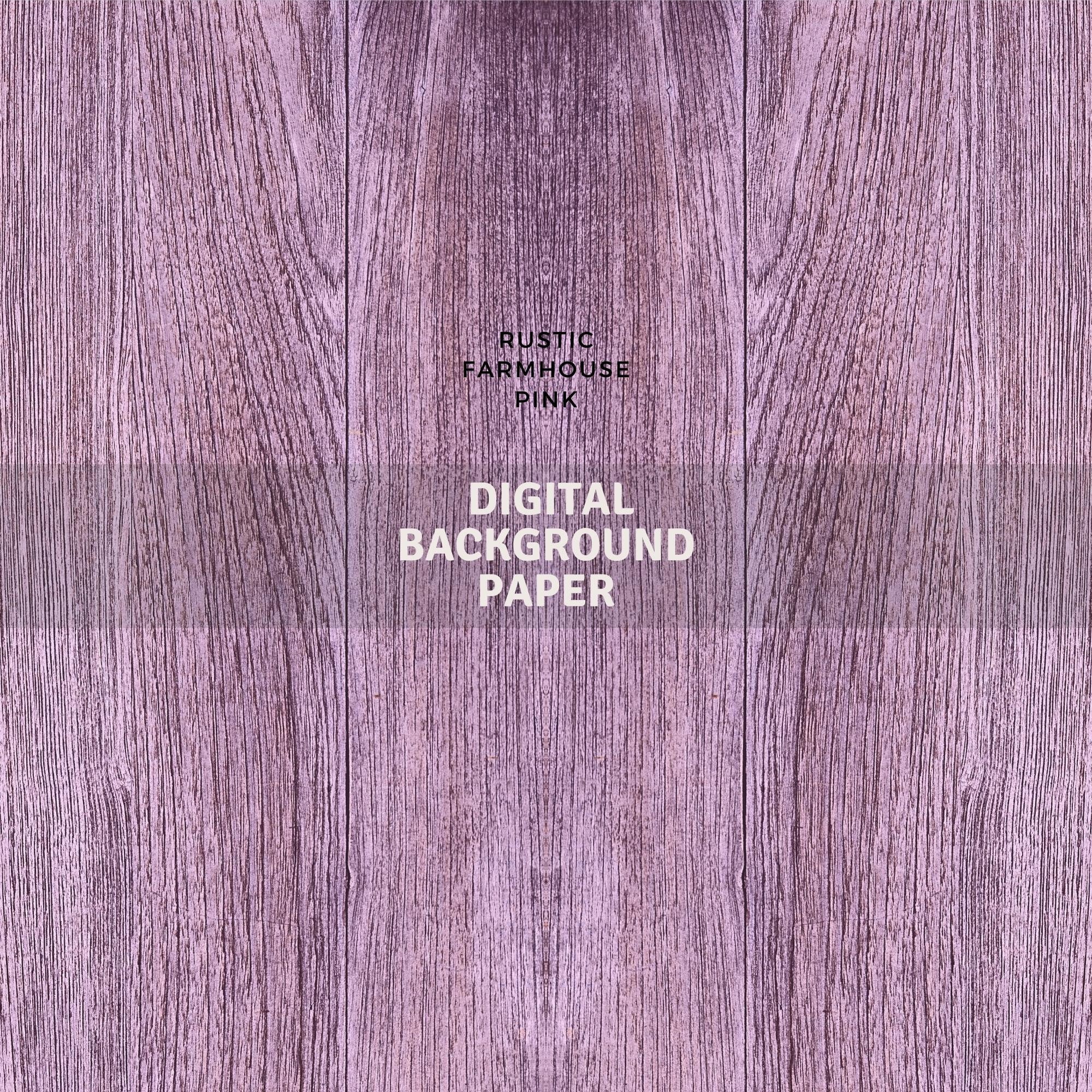 Pink Background Digital Paper Farmhouse Wood Background Textured ...