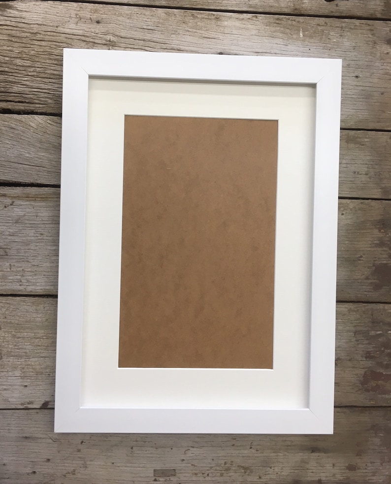 A3 / A4 / 20cm Square / 20 X 26 White Photo Picture Frame With | Etsy UK
