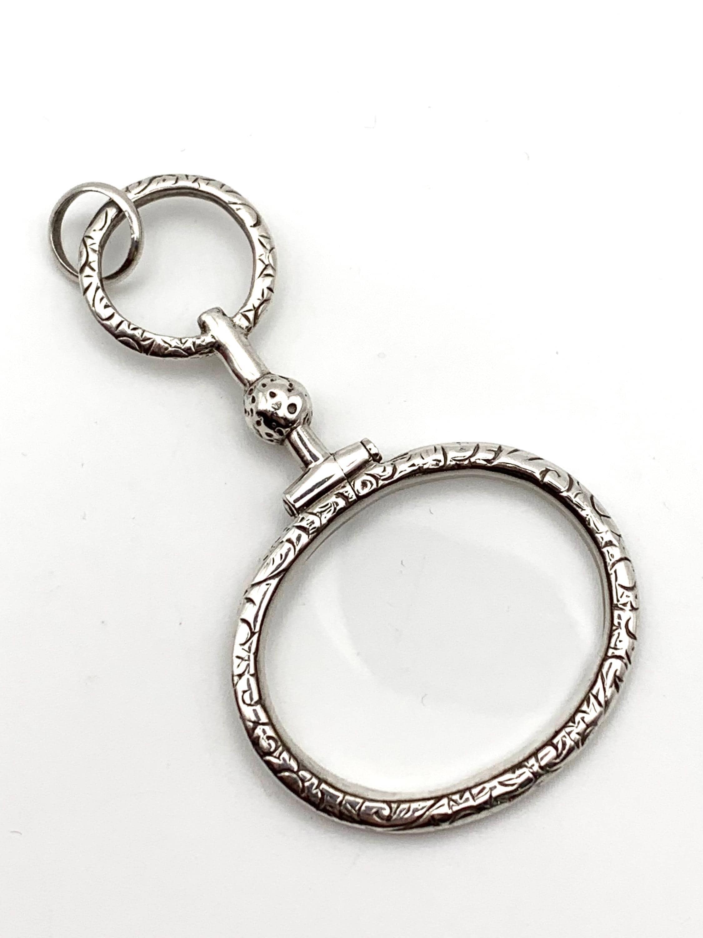 Silver Georgian Style Quizzing Glass Magnifying Glass - Etsy