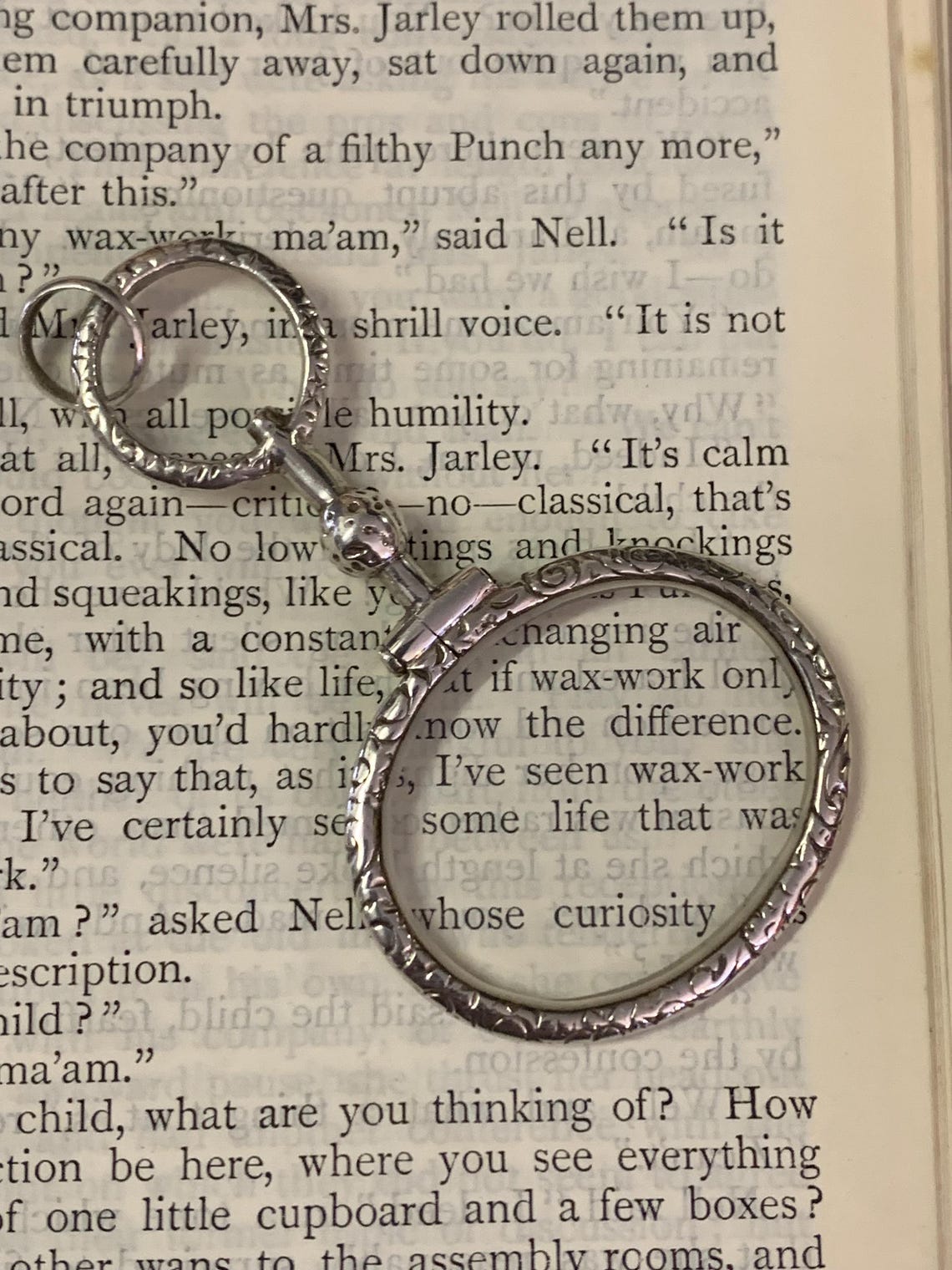 Silver Georgian Style Quizzing Glass Magnifying Glass - Etsy