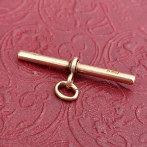Antique XL 9ct Rose Gold T Bar for Albert Chain 4g 4cm - Etsy