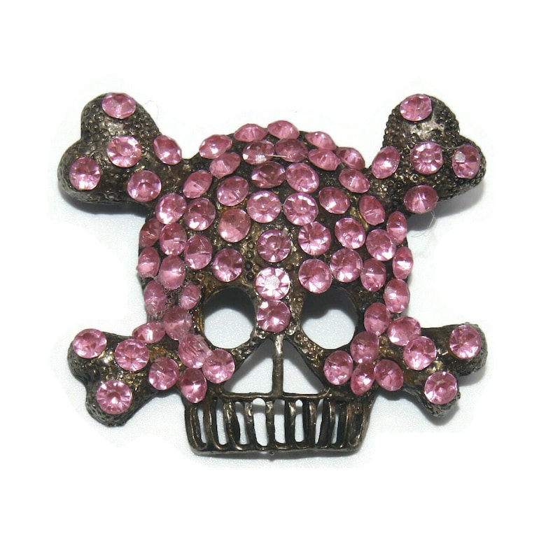 Skull Brooch - Etsy