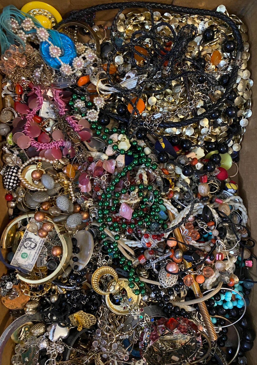 Broken Jewelry for Crafting and Repurposing, Some Wearable, Most Broken ...