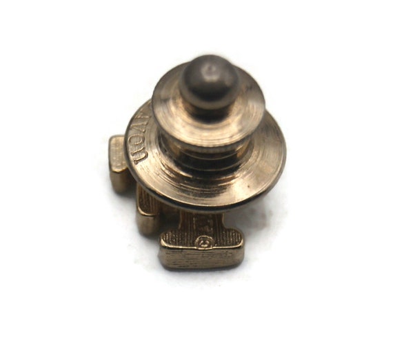 Vintage Avon Gold Tone Letter "F" Lapel Pin, Tie Tack… - Gem