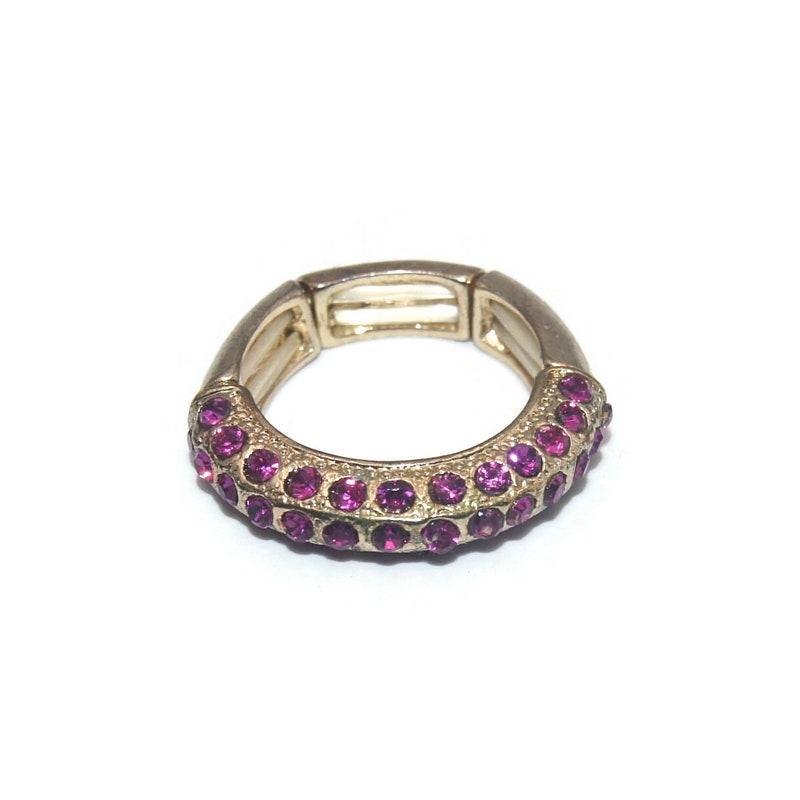 Rhinestone Stretch Ring - Etsy