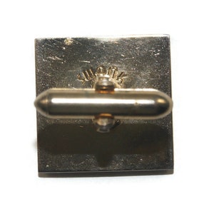 Vintage Swank Gold Tone and Black Resin "n" Monogram Cuff Links. Swank ...