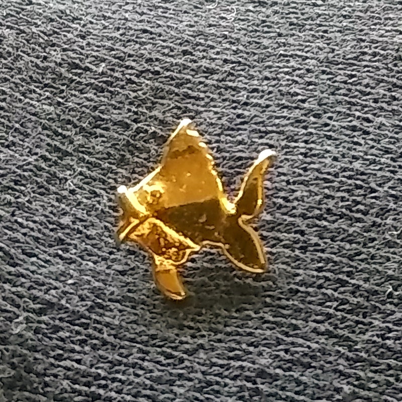 Goldfish Pin - Etsy