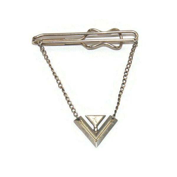 Tie Bar With Chain - Etsy