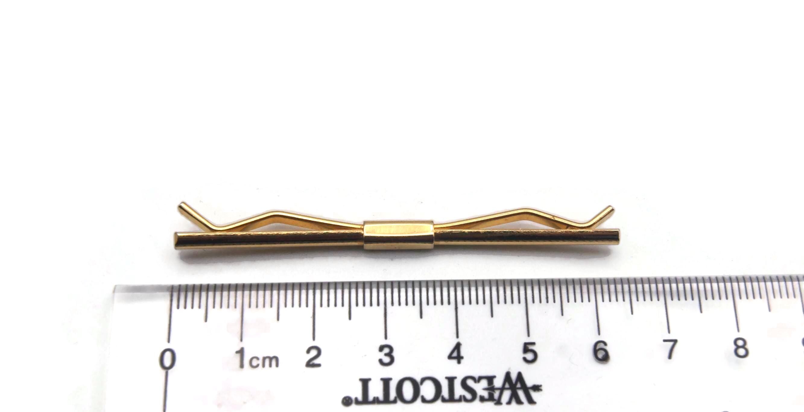 Vintage Gold Tone Collar Stay Bar Clip, Men's or Woman's Collar Stay ...