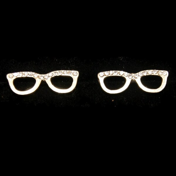 Rhinestone Eyeglasses Etsy