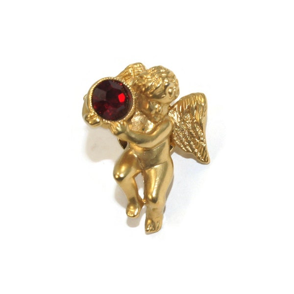 Gold Angel Pin - Etsy
