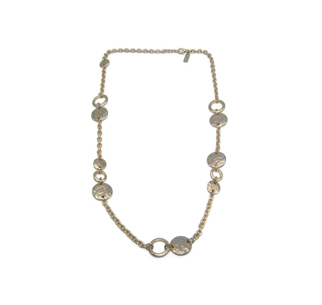 Vintage Apostrophe Gold Tone 24 Inch Necklace With Lobster Claw Clasp ...