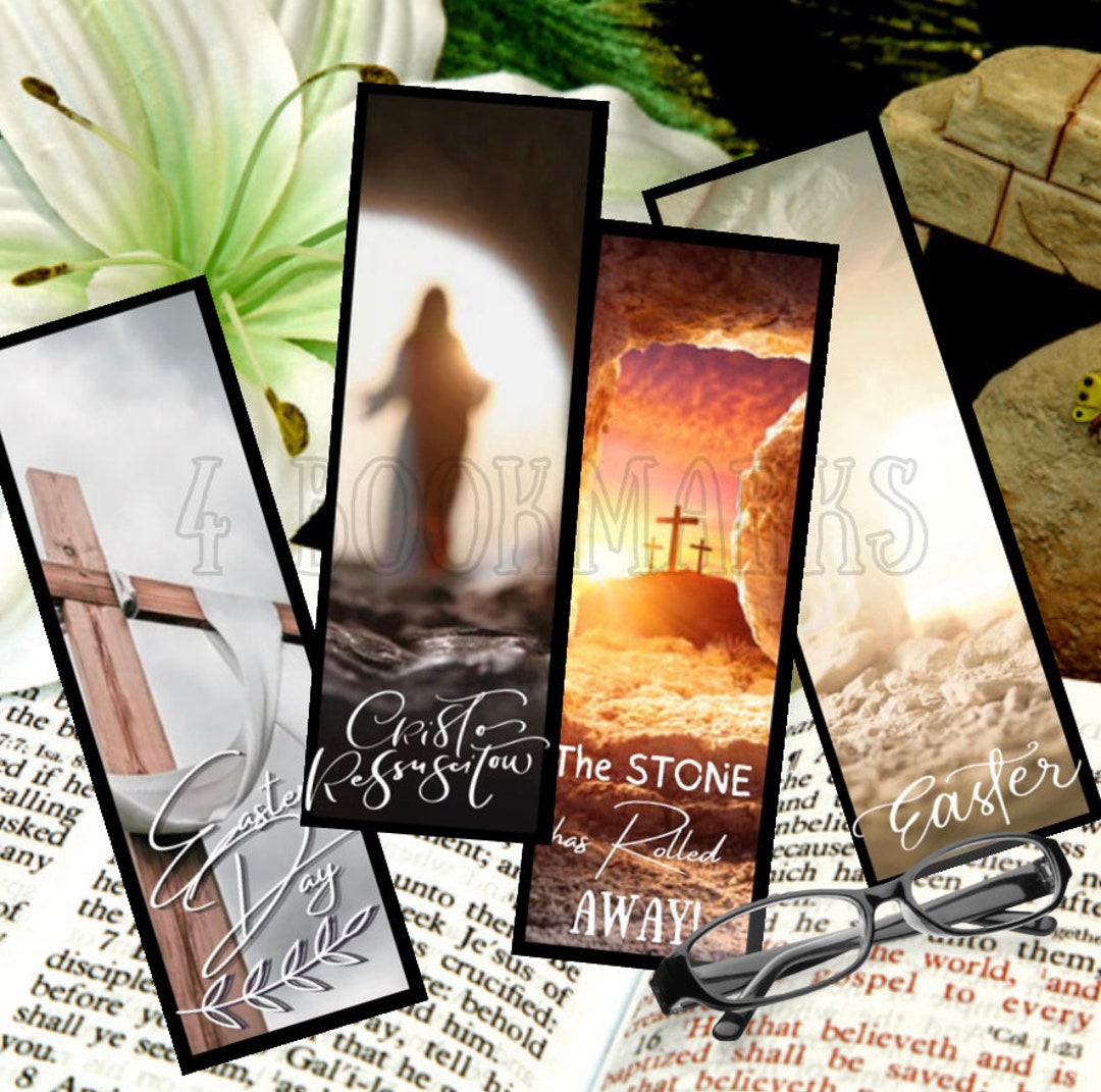 Easter Printable Scripture Digital BOOKMARKS With Bible Verses ...