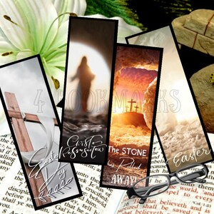 Easter Printable Scripture Digital BOOKMARKS With Bible Verses ...