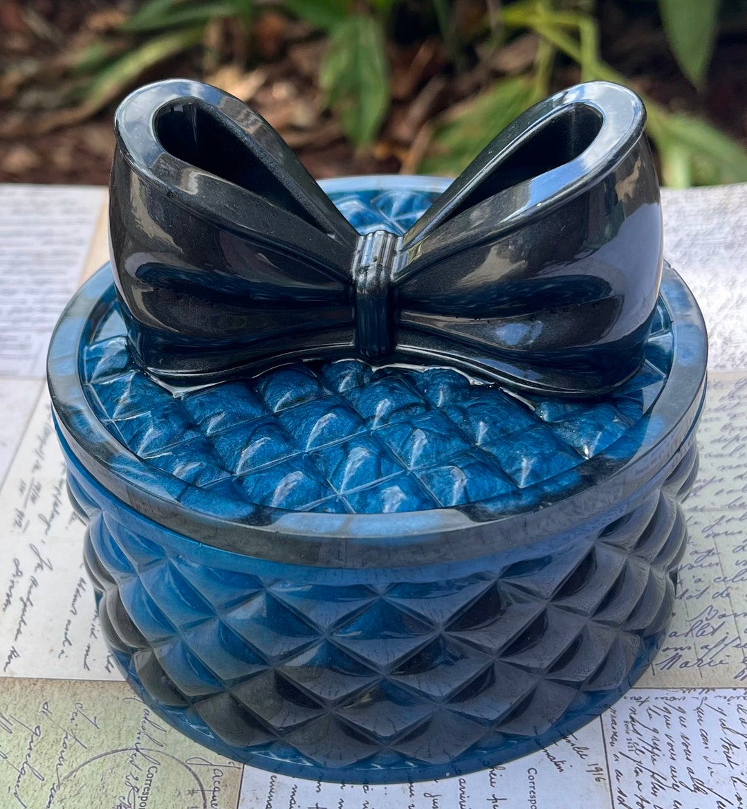 Coquette Box, Stunning Jewelry Box With Mica Powder Finish, Chic Vanity ...